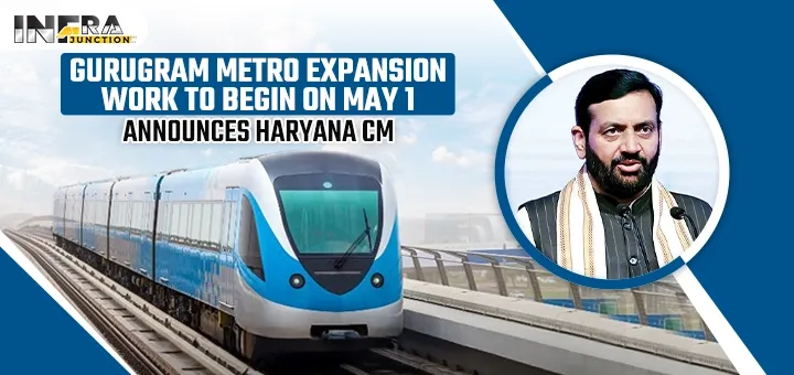 Haryana CM Announces Gurugram Metro Expansion Starting May 1, 2025