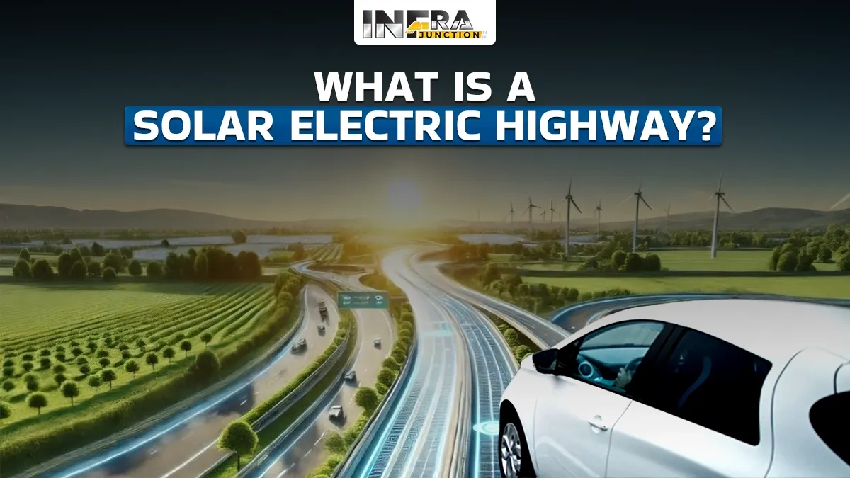 India’s 1st Solar Electric Highway charging electric vehicle on road